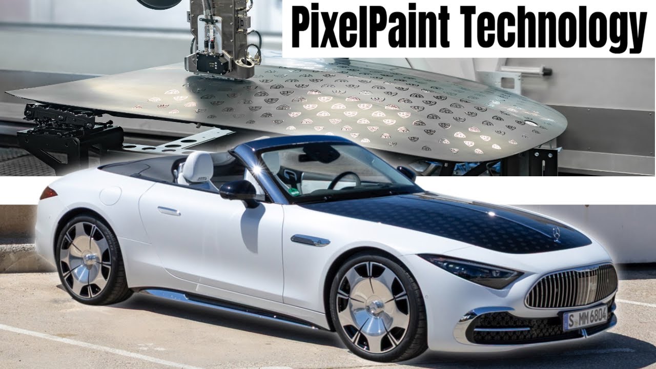 Mercedes Benz’s New Paint Tech Will Blow Your Mind – PixelPaint in ...