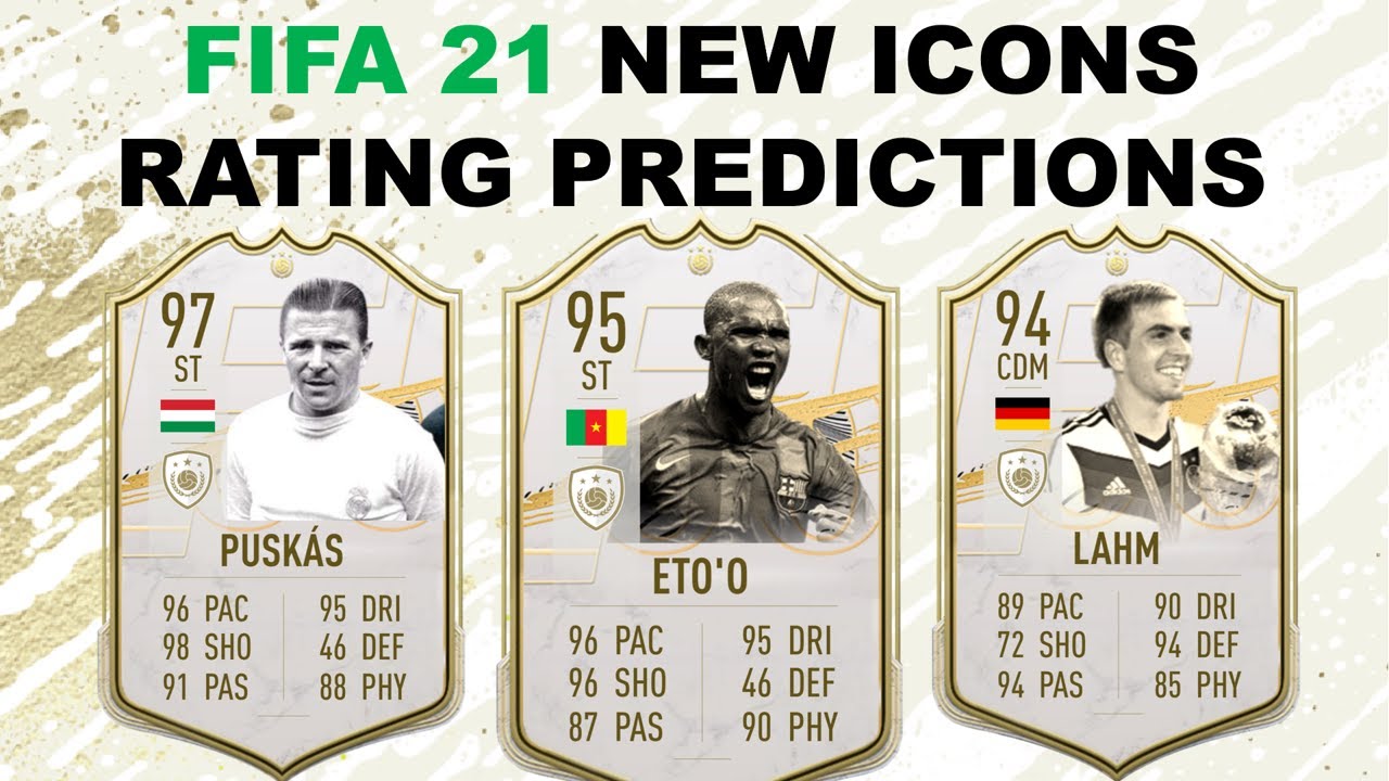 FIFA 21 NEW ICONS RATING PREDICTIONS I FT. ETO'O, PUSKÁS & LAHM - YouTube