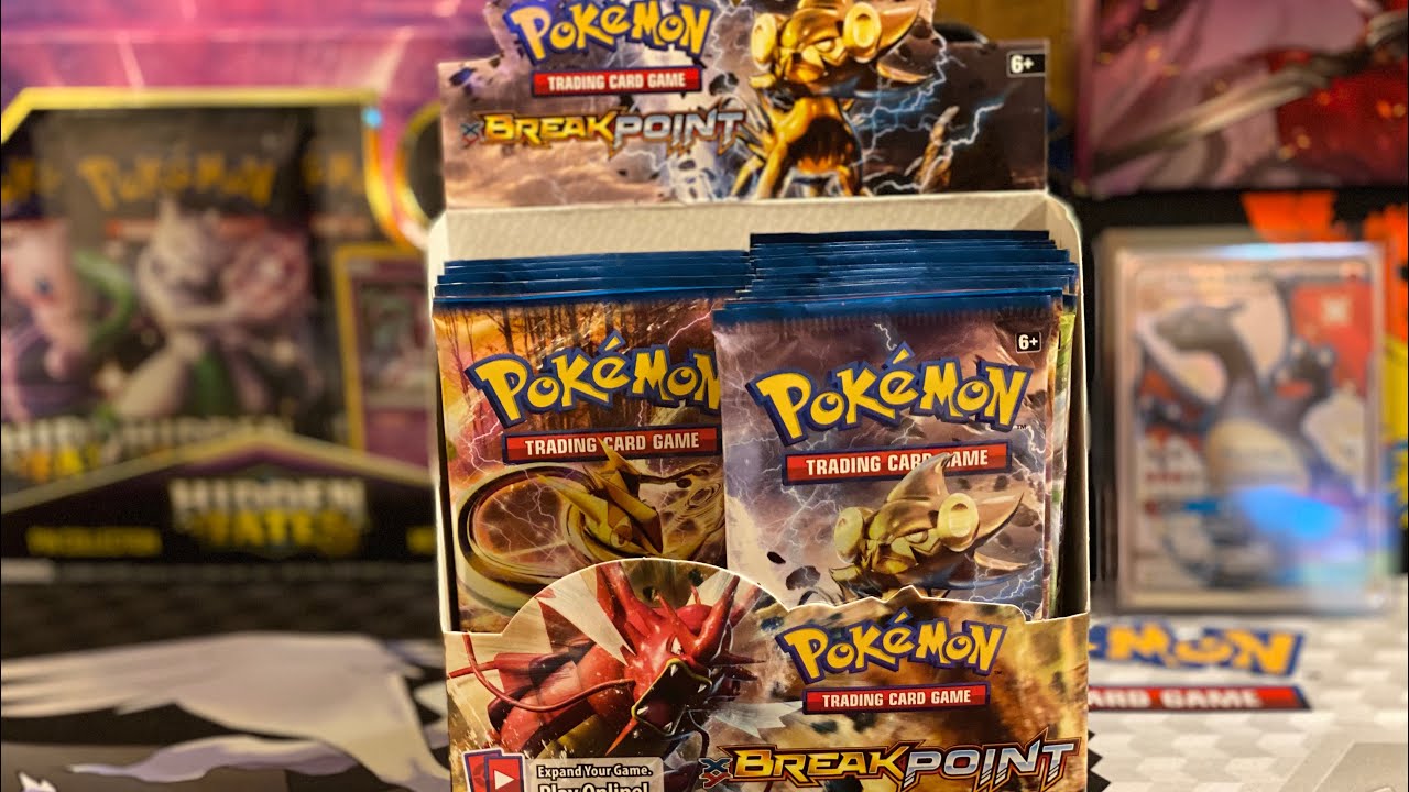 Opening Pokémon Booster box BreakPoint (Last Giveaway Entry) - YouTube