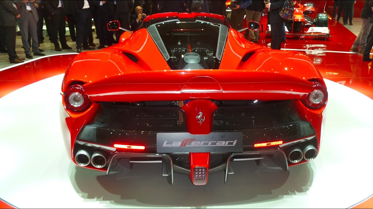 LaFerrari, the spoiler,s angle regulation - YouTube