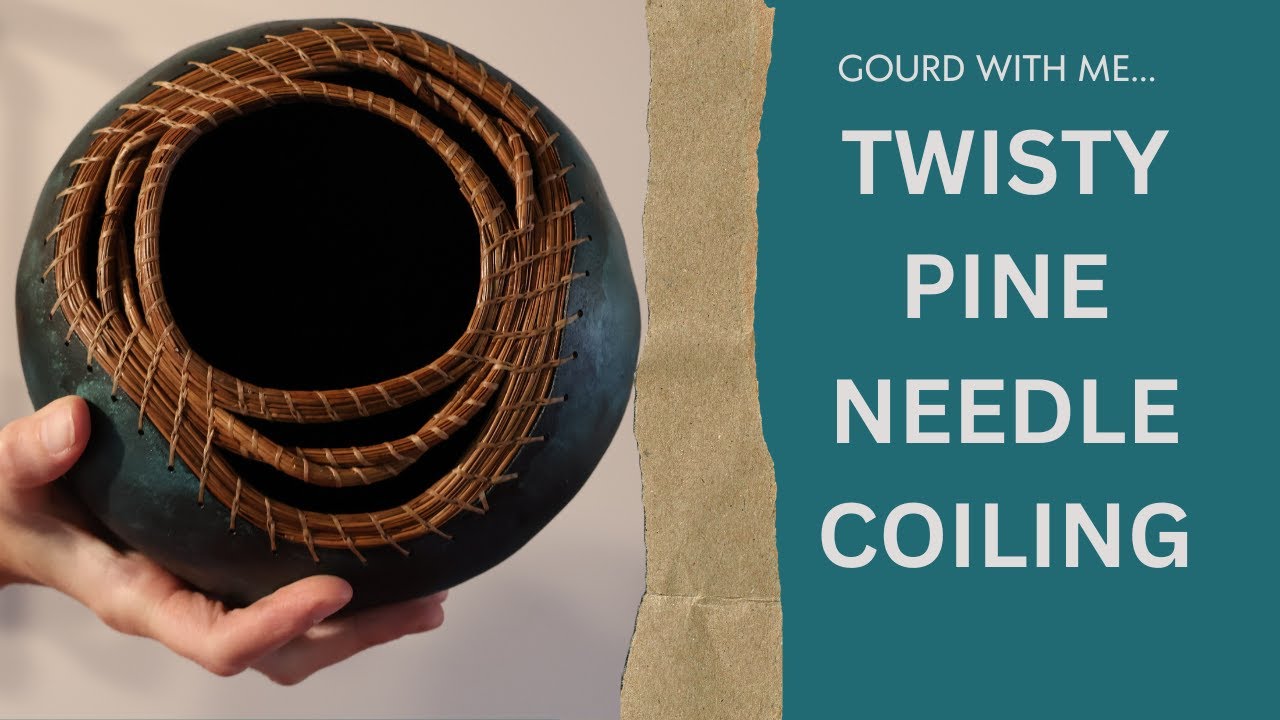 Twisted Pine Needle Coil - YouTube