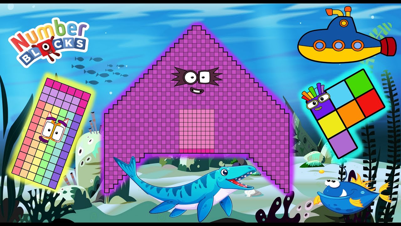 Numberblocks Puzzle Tetris Game 888 ASMR UNDERSEA Fanmade Animation ...