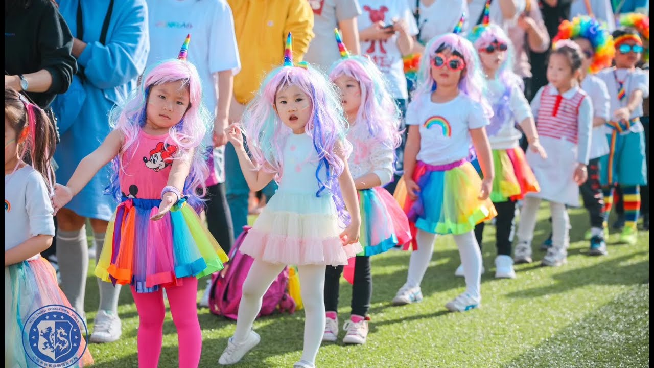 FAMILY COLOR RUN OPENING DANCE "HANDCLAP" | FAMILY FUN RUN | COLOR RUN ...