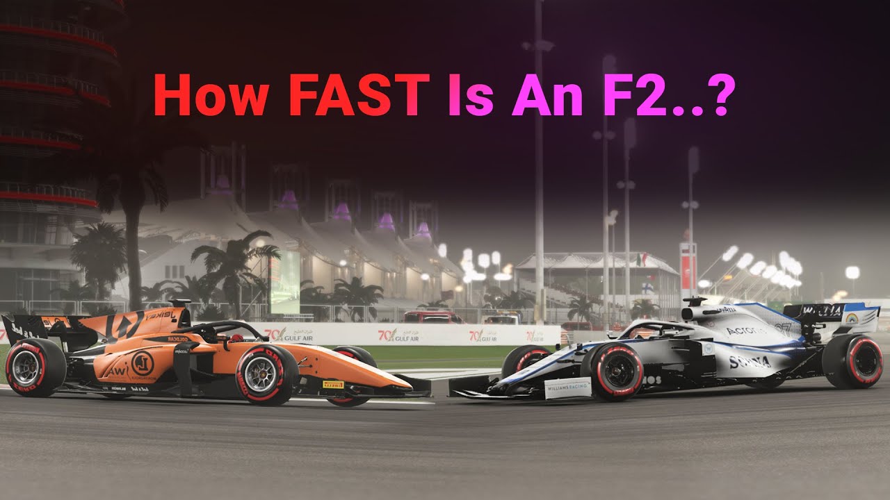 How FAST Is An F2 Compared To The SLOWEST F1? | F1 2020 Gameplay ...