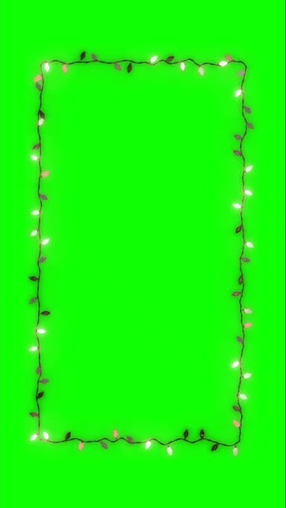 no copyright green screen holiday lights, holiday lights frame ...