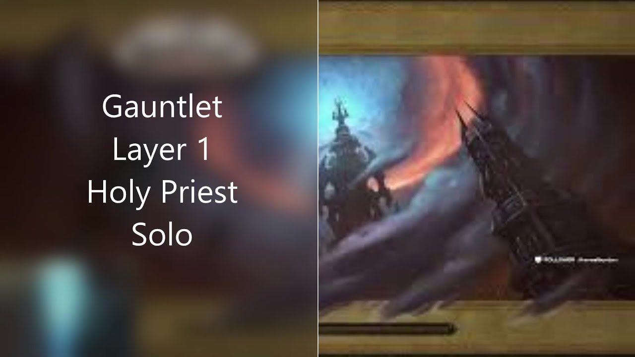Layer 1 Torghast Gauntlet Holy Priest - YouTube