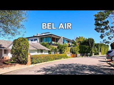 Driving Bel Air, West Gate, Bellagio Road - YouTube
