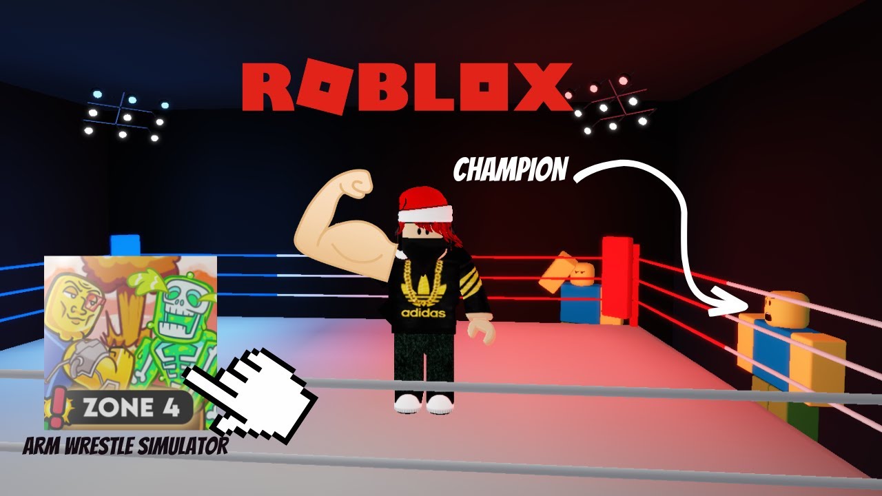 I BEAT THE CHAMPION AND BECAME SUPER STRONG IN ROBLOX ARM WRESTLING ...