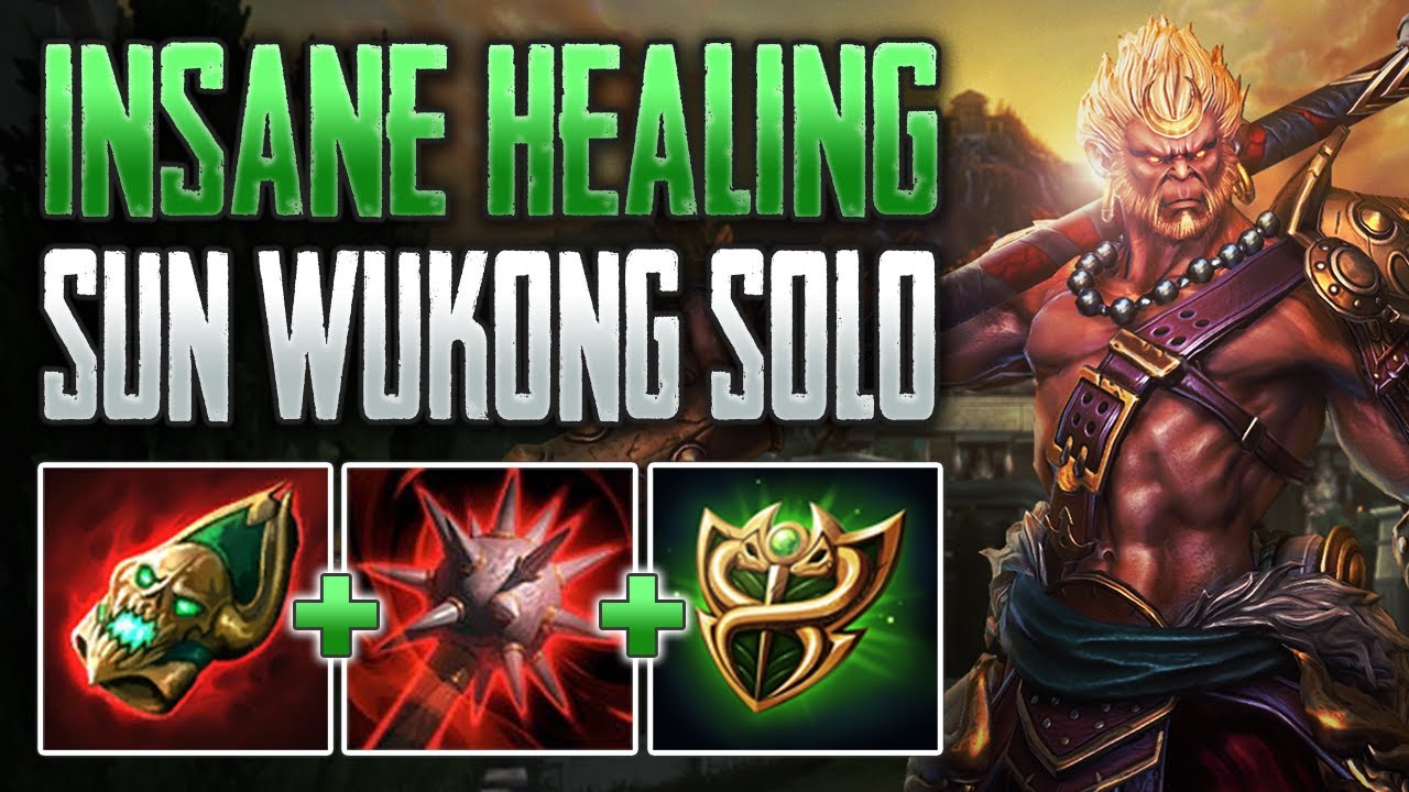 SO MUCH HEALING! Sun Wukong Solo Gameplay (SMITE Conquest) - YouTube