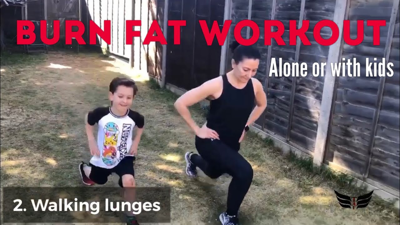KIDS AND PARENTS BURN FAT WORKOUT | TAF - YouTube