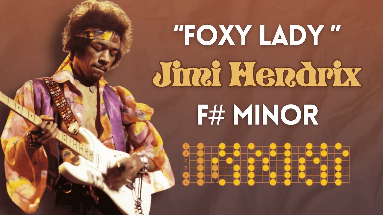 Foxy Lady - Jimi Hendrix Backing Track in F# Minor - YouTube