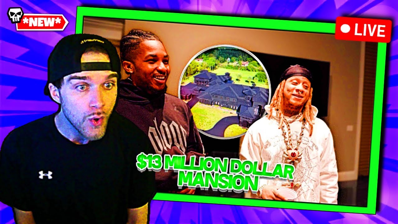 We TOURED Trippie Redd's ALL BLACK $13,000,000 Dollar Mansion! 🌇 - YouTube