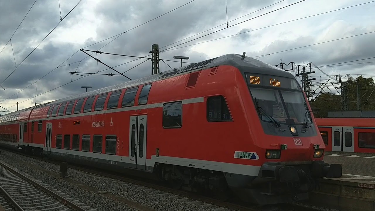 BR 114 mit RE50 in Frankfurt Süd - YouTube