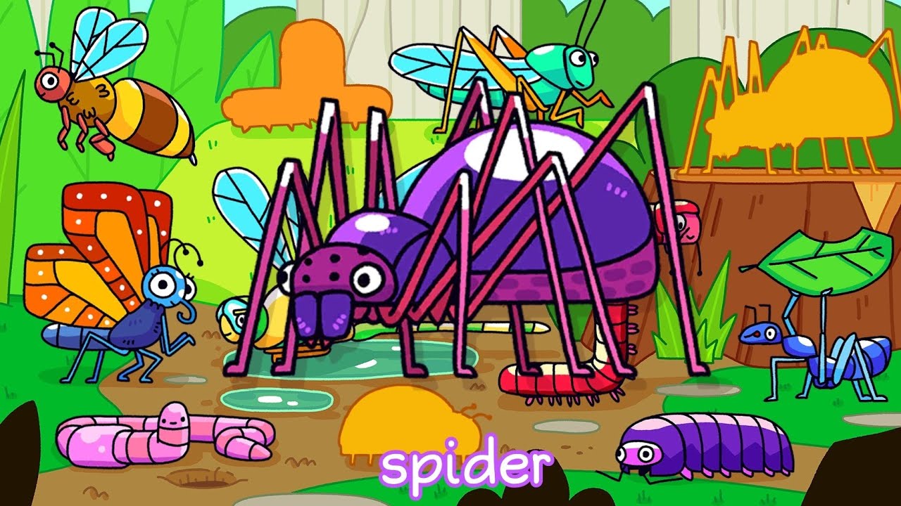 Fly and Insects in English for Kids - YouTube