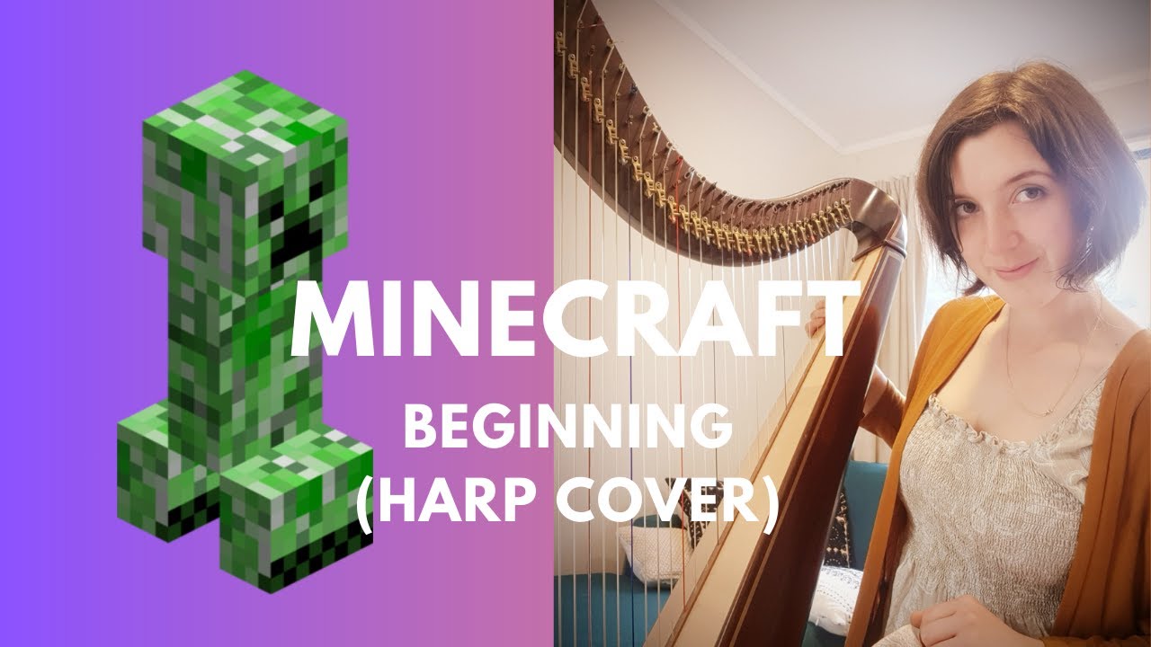 Beginning - Minecraft (harp cover) - YouTube