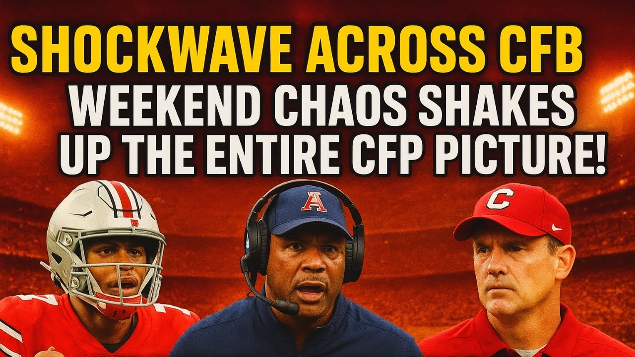Shockwave Across CFB: Weekend Chaos Shakes Up the Entire CFP Picture ...