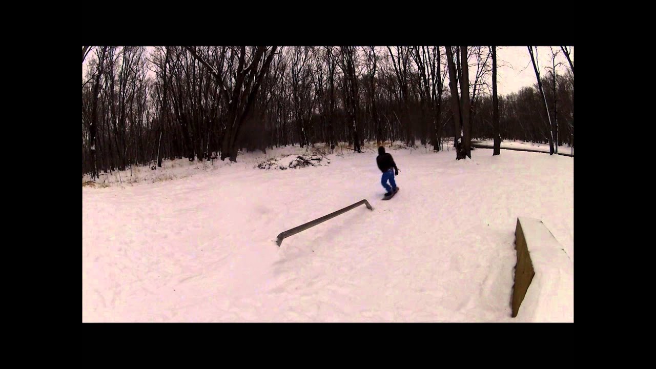 Backyard Snowboarding - YouTube