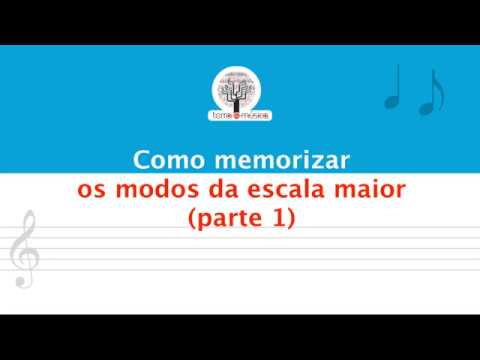 Escalas Modais: como memorizá-las facilmente - YouTube