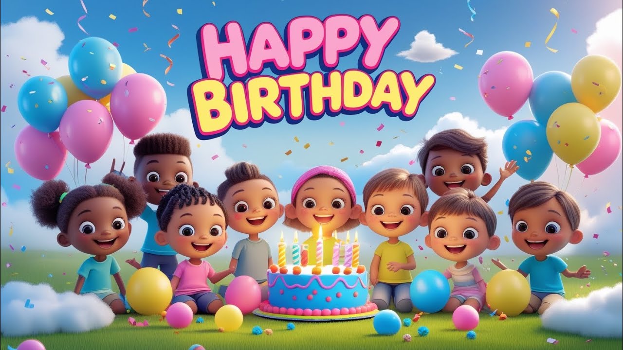 "HAPPY BIRTHDAY, YOU'RE A SUPERSTAR! Fun Kids Birthday Song with ...