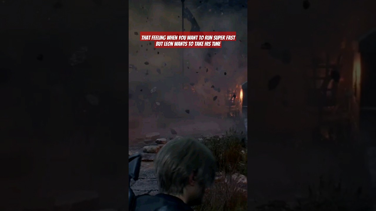 Run, Leon run!! Resident Evil 4 Remake - YouTube