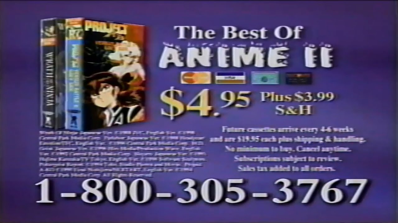 Sci Fi Channel - The Best of Anime II Commercial - 1999 - YouTube