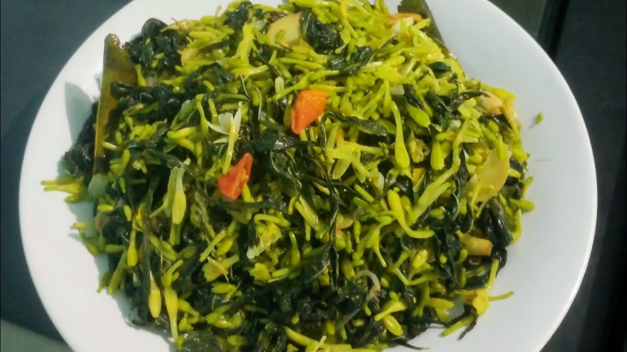 TUMIS DAUN SINGKONG BUNGA PEPAYA!!ENAK!! - YouTube