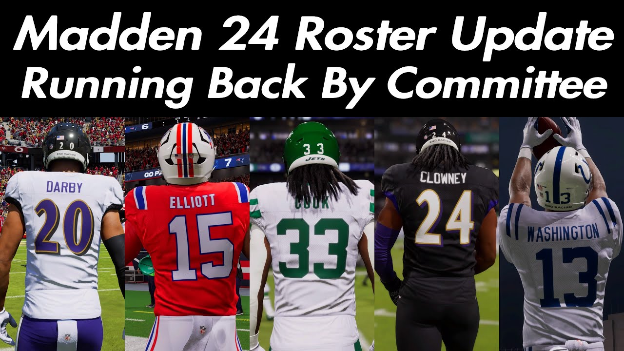 Madden 24 Roster Update Guide, Running Back by Committee. #PS5 # ...