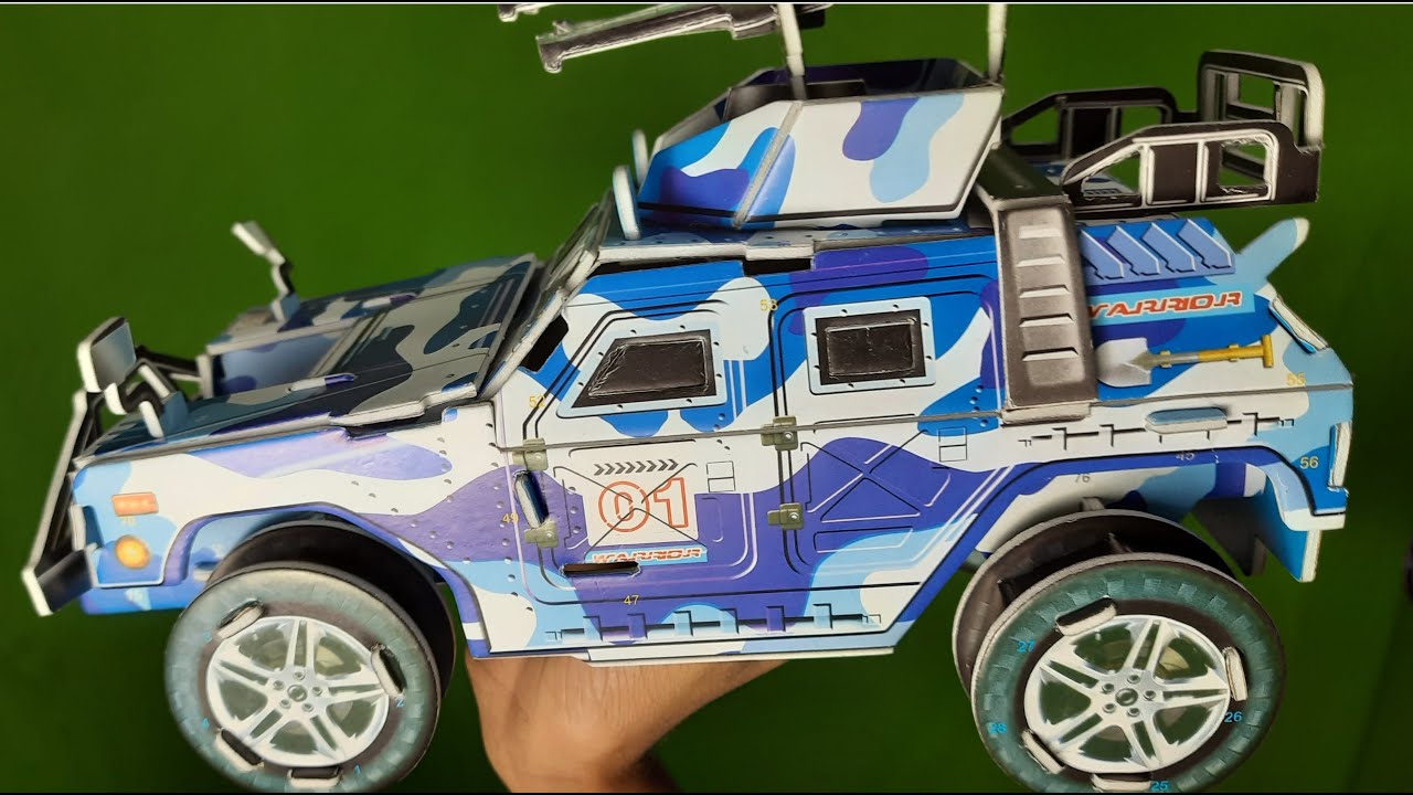 Build the 3D Puzzle | 3d car puzzle design | DIA 3D Super Puzzle ...