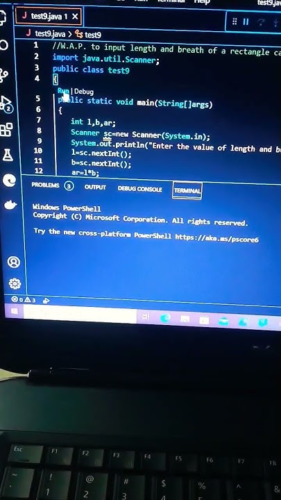 input area of Rectangle #foryou#trending#coding#java#new#shortsvideo#viral#codinglife#program# ...