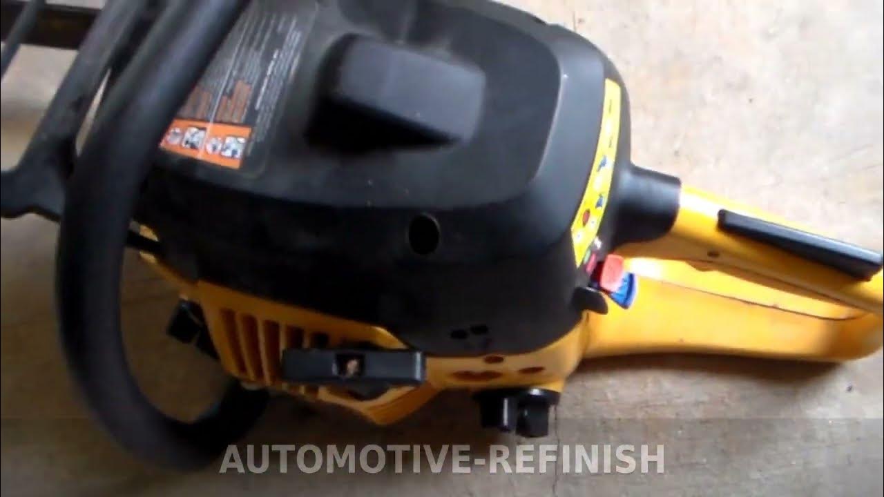 poulan pro pp4218 18" chainsaw rebuild (pt 1 - disassembly) - YouTube
