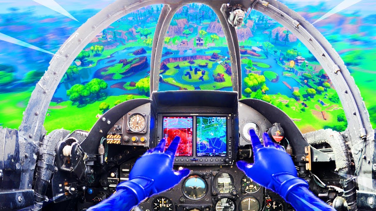 THIS is how to Drive the *NEW* Airplane Vehicle in Fortnite.. (HUGE ...