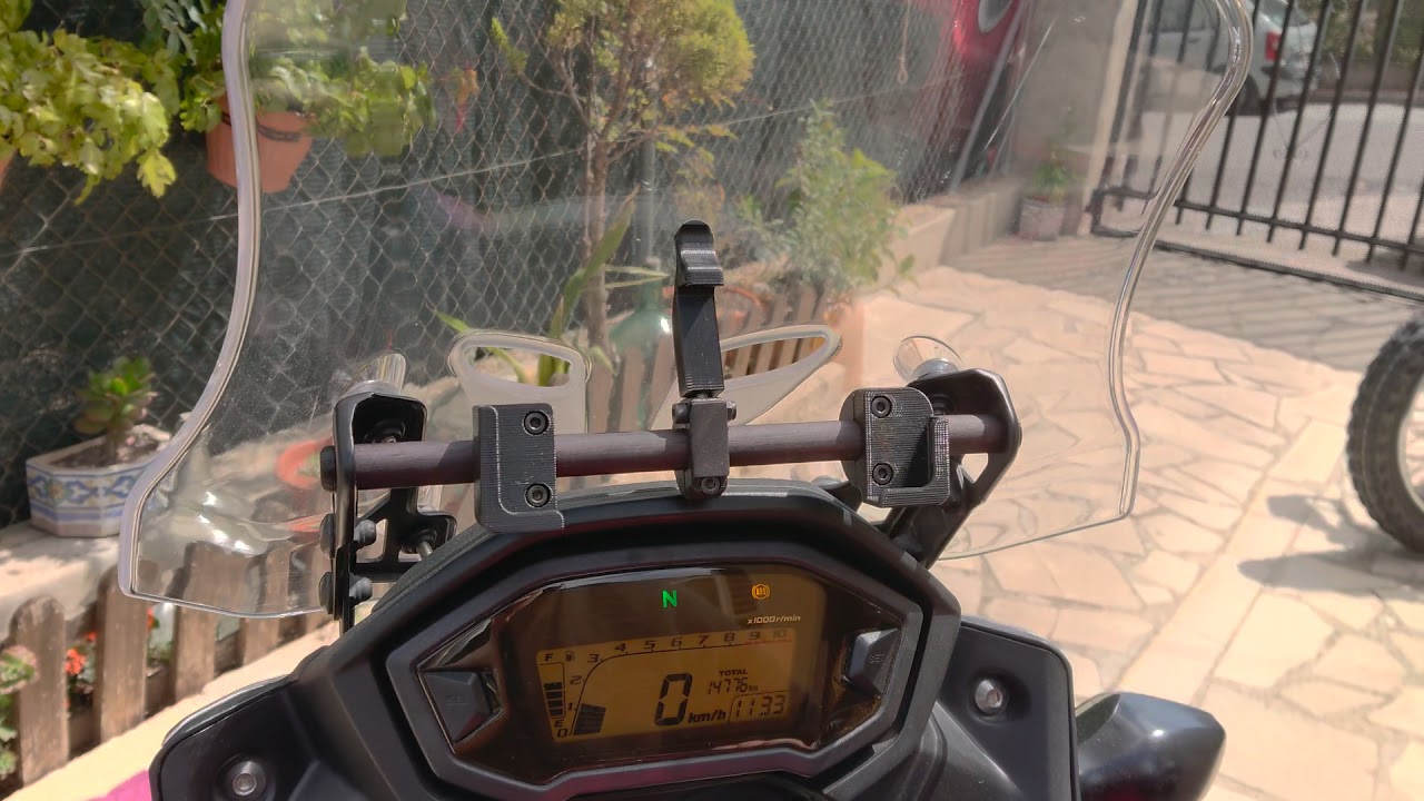 HONDA CB500X 2016-2018 UNIVERSAL PHONE MOUNT - YouTube