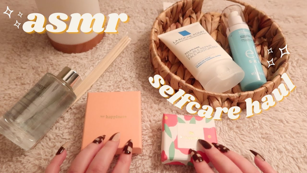ASMR Self-Care Haul Hey Happiness💍 Office Accessories👩‍💻 Skincare🧴(soft ...