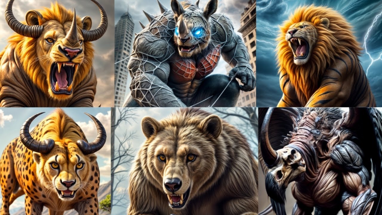 Amazing ANIMAL FUSION HYBRIDS 😱 BEST ANIMAL FUSION || UNBELIEVABLE ...