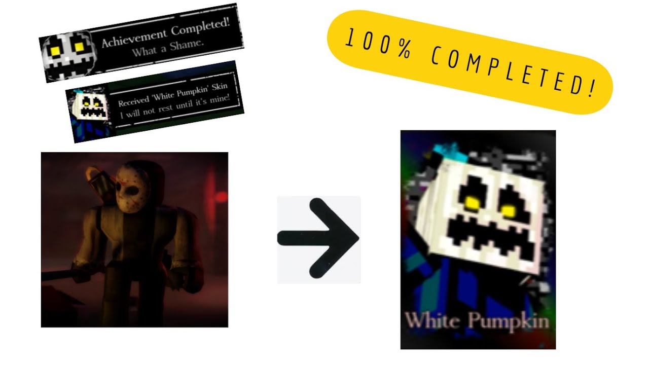 How To Get The ''White Pumpkin'' JASON Skin In Forsaken! | Roblox ...