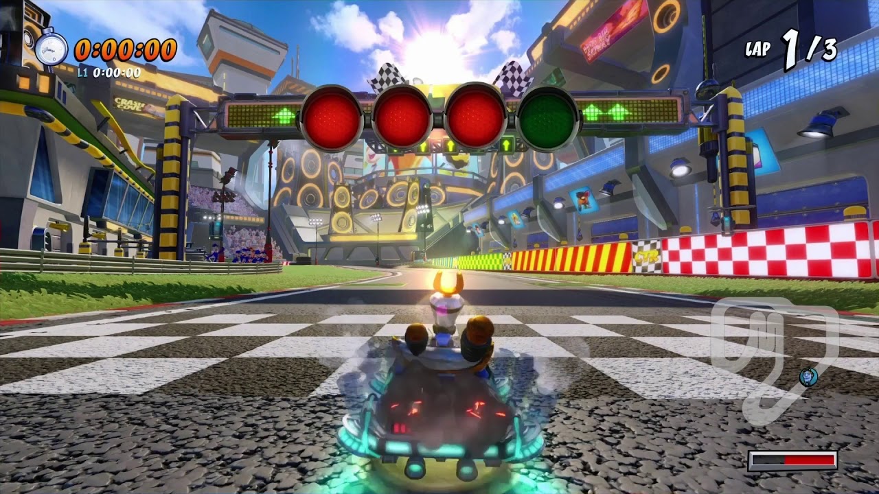 CTR NF: Time Trials Beating Oxide [CTR Tracks] - YouTube