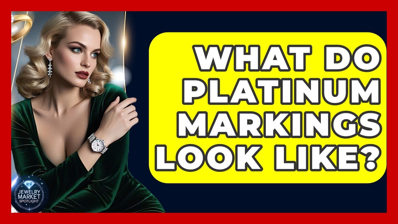 What Do Platinum Markings Look Like? - Jewelry Market Spotlight - YouTube