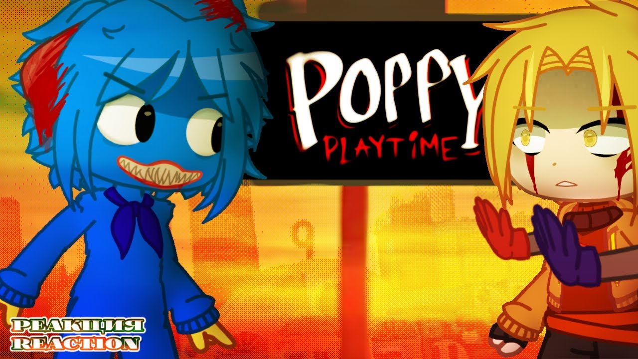 Реакция персонажей из Poppy playtime на Shorts|на русском english ...
