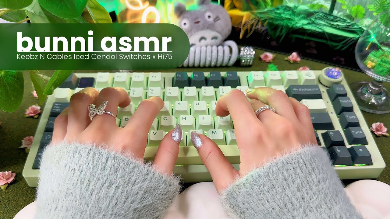 ASMR Typing from a Magical Forest to Help You Work or Study - YouTube