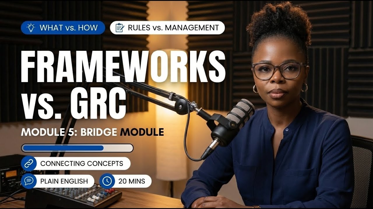 The Difference Between Frameworks and GRC-podcast - YouTube