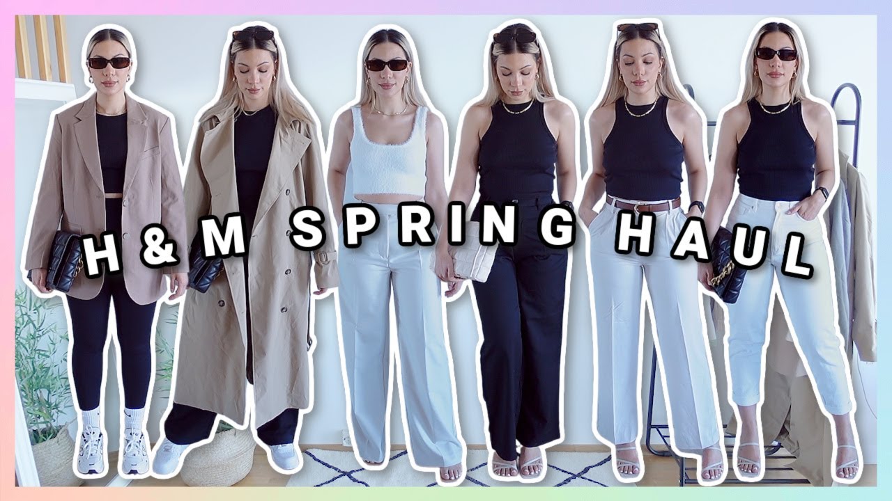 H&M SPRING HAUL 2022 + OUTFIT IDEAS - YouTube