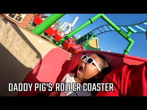 2023 Daddy Pig's Roller Coaster - Full Ride Experience at Peppa Pig ...