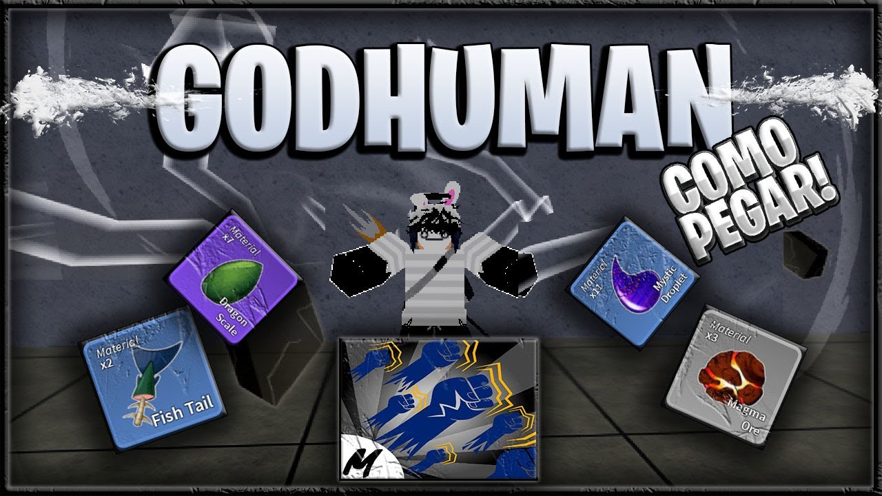 COMO PEGAR O GOD HUMAN NO BLOX FRUITS | ROBLOX - YouTube
