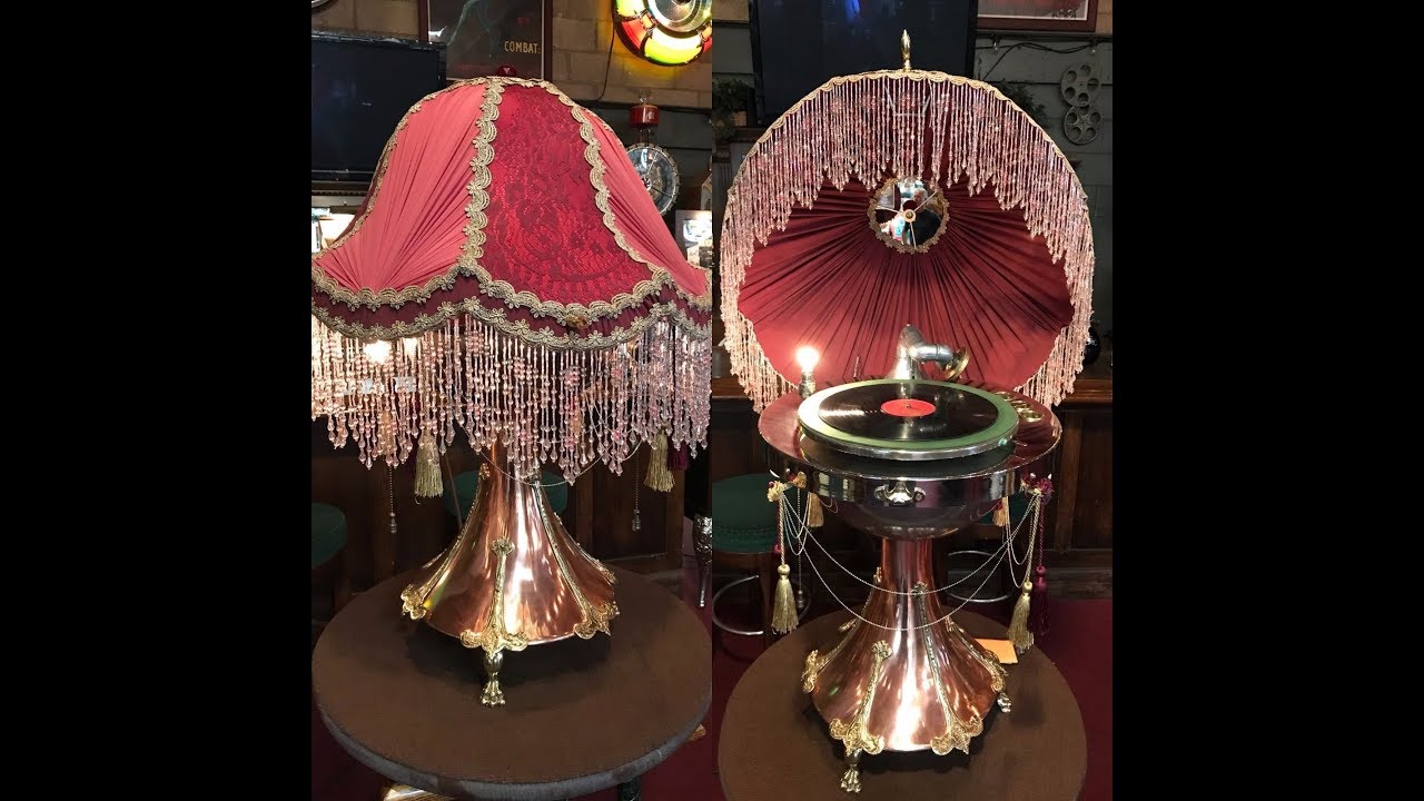 1920's Burns & Pollock Lamp Phonograph Record Player SOLD - YouTube