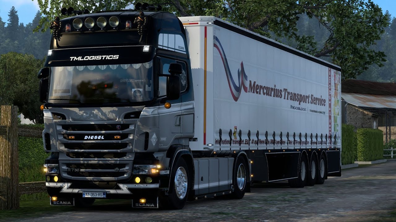 [ ETS2 1.46 ] SCANIA RJL | ADDON TRAILER SCS | GRAND UTOPIA ...