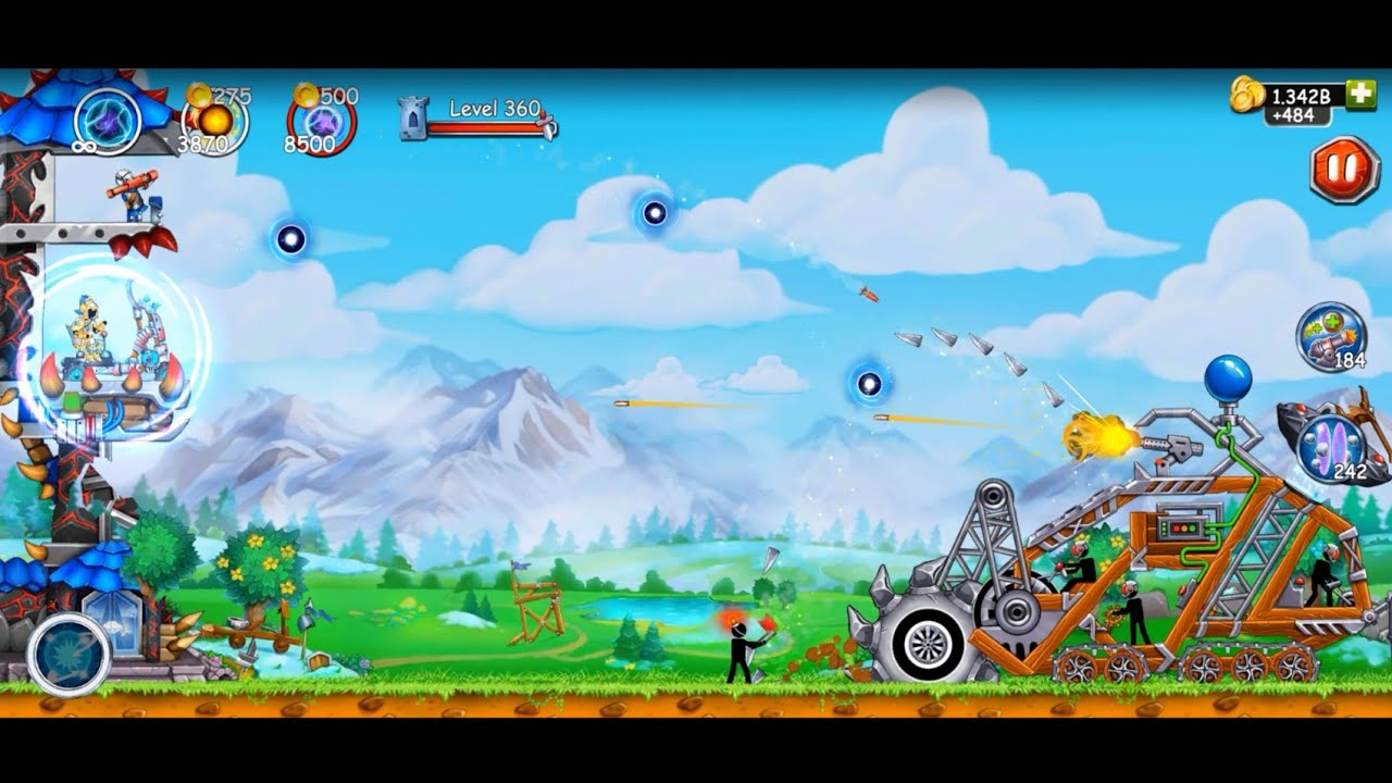 The catapult 2 | level 360 final hard boss level | level 360 boss ...