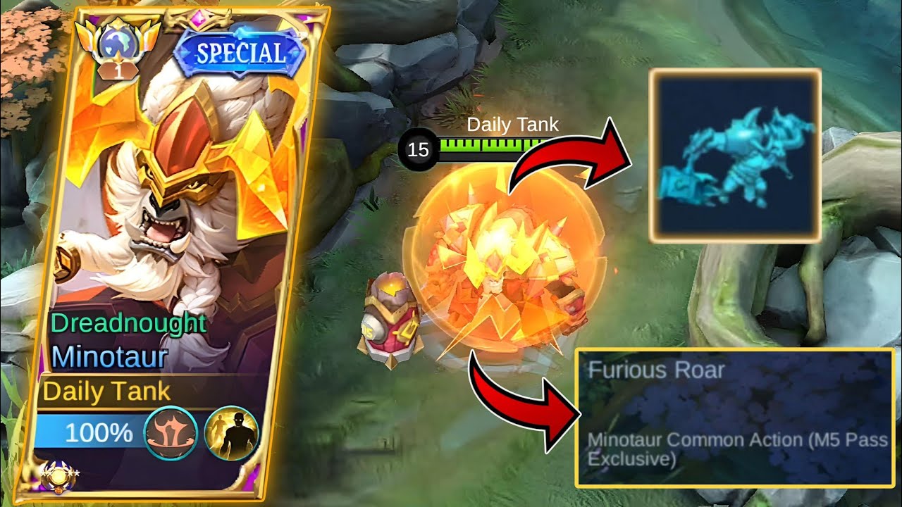 FINALLY MINOTAUR DREADNOUGHT SKIN WITH FURIOUS ROAR ACT IS HERE (M5 ...