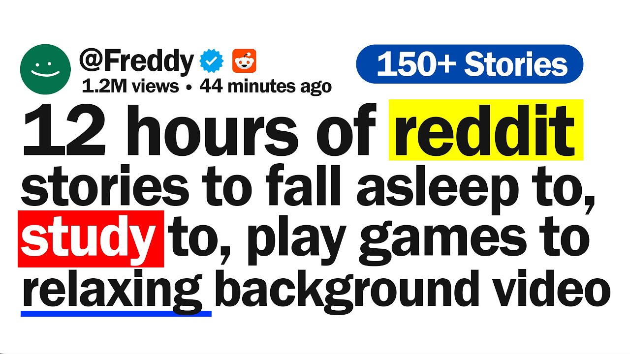 12 Hours of Reddit Storytimes to Fall Asleep to, Study to, Game to ...