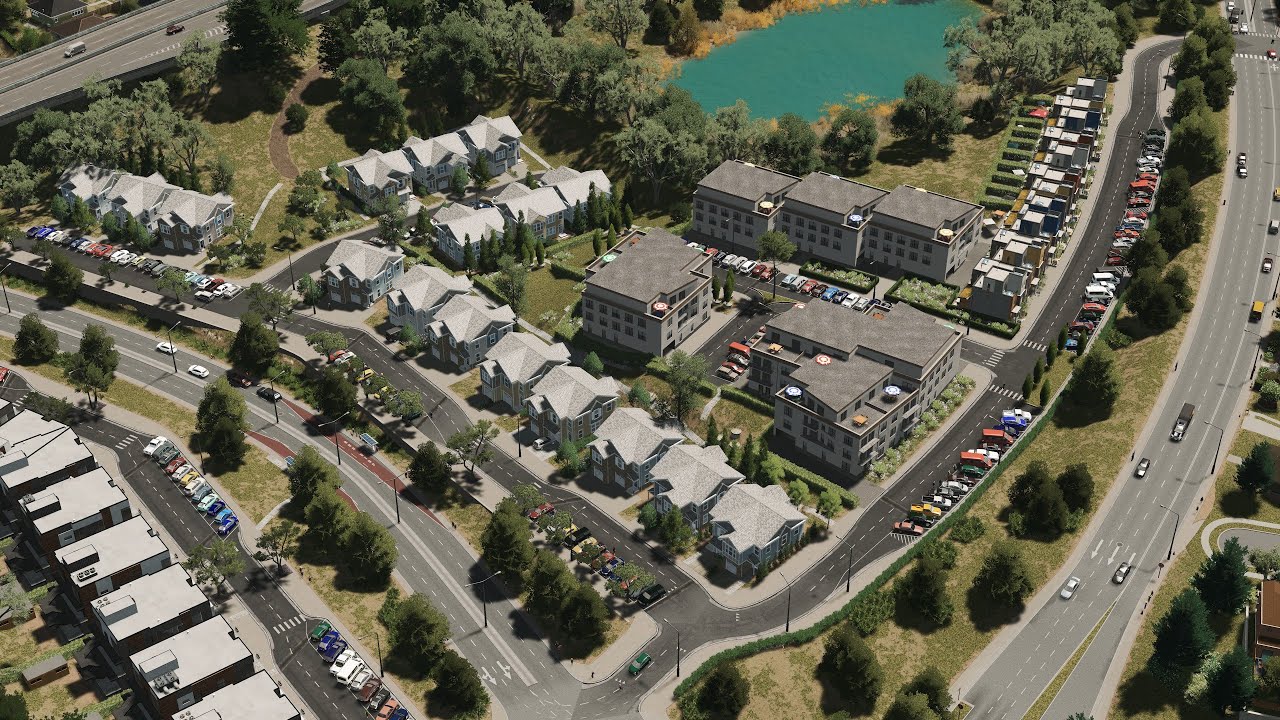 How To Build INCREDIBLY Realistic Modern Developments in Cities ...