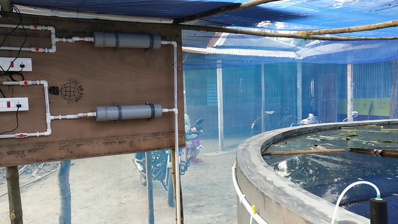Biofloc fish farm - YouTube